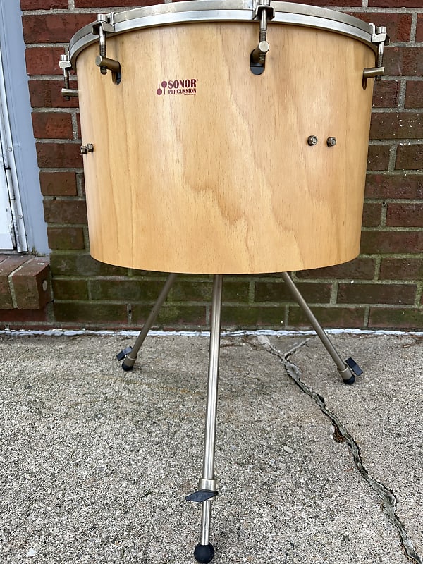 18" Sonor Orff Rotary Timpani Drum Late 90s - w/legs | Reverb