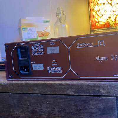 Sigma ARSonic 3.2 Stereo Parametric Equalizer 1980 | Reverb