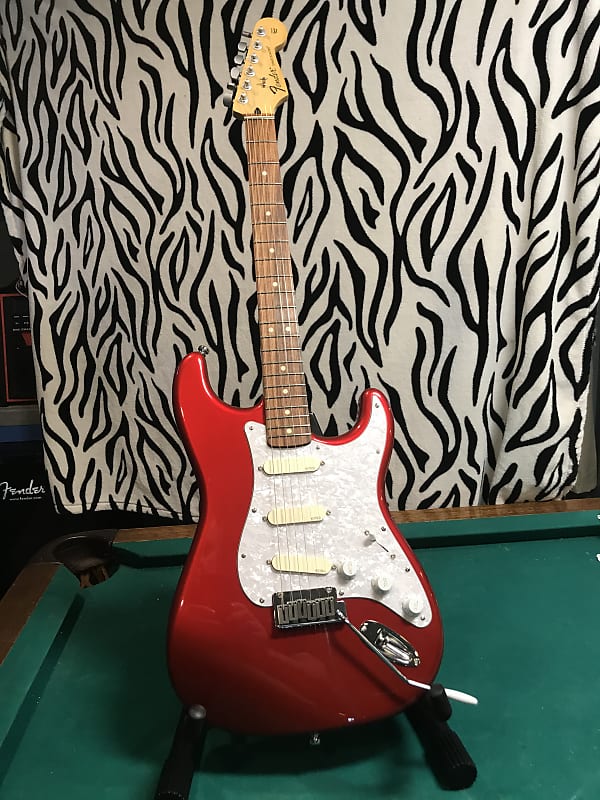 Custom Fender Stratocaster 2021 red | Reverb
