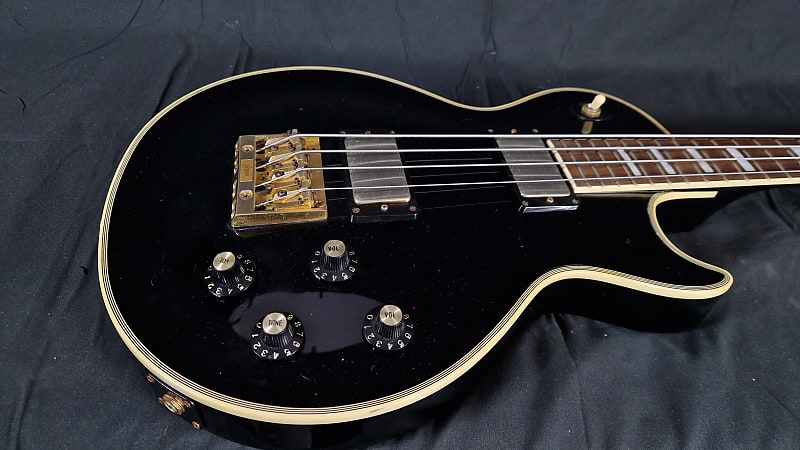 Greco EGB 850 1990 - Black Les Paul Bass | Reverb