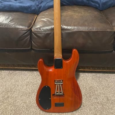 Warmoth 7/8 Strat 2022 - Sunset Orange | Reverb