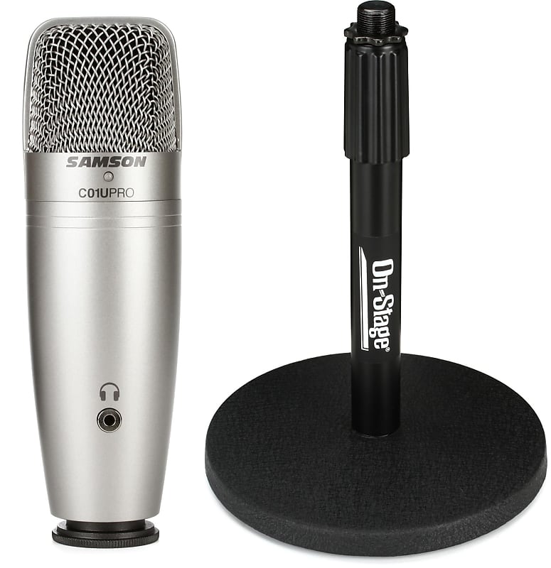 Samson CO1U Pro Studio Condenser USB Microphone Bundle with | Reverb
