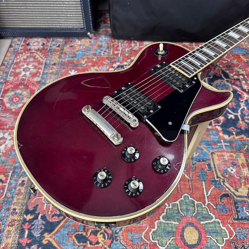 Aria Pro II Les Paul Custom Wine Red LC-500 1976-78 | Reverb