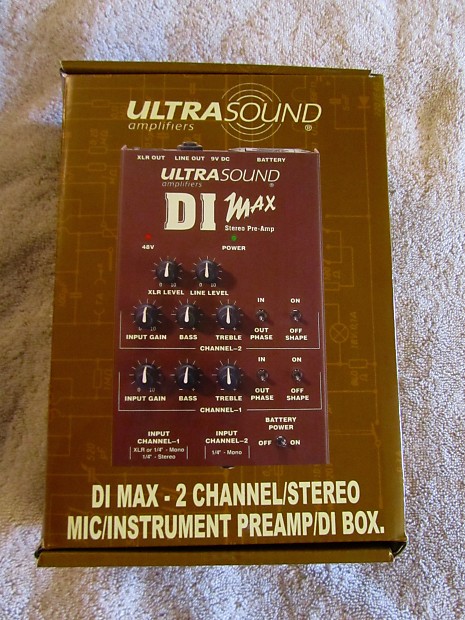 Ultrasound DI Max Preamp - Perfect Solution for BOTH Vocals | Reverb