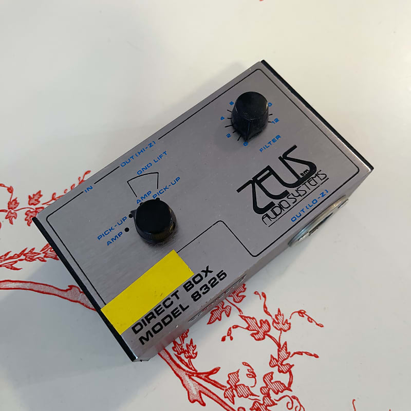 1980s Zeus Audio Systems 8325 DI Box | Reverb