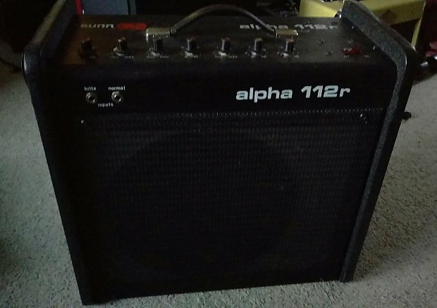 Sunn Alpha 112r '80s Black | Reverb