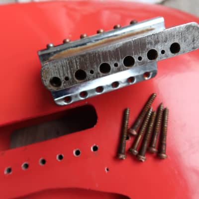 1954 - 1971 Fender Stratocaster Tremolo Block PAT. PEND. | Reverb