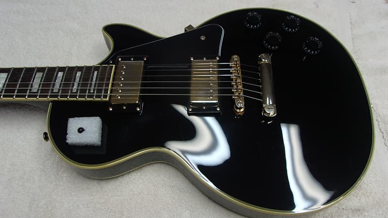 Excellent 2016 Sp. Ed. Epiphone Les Paul Custom Pro Black | Reverb