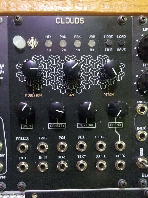 Mutable Instruments Clouds Oscillosaurus - Black and Gold | Reverb