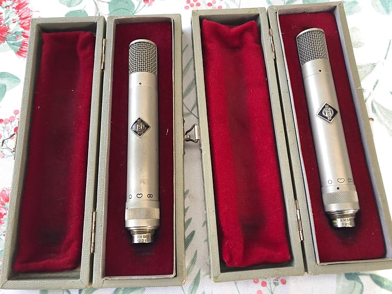 NEUMANN KM56 Tube Condensers 1950s - 60s | Reverb