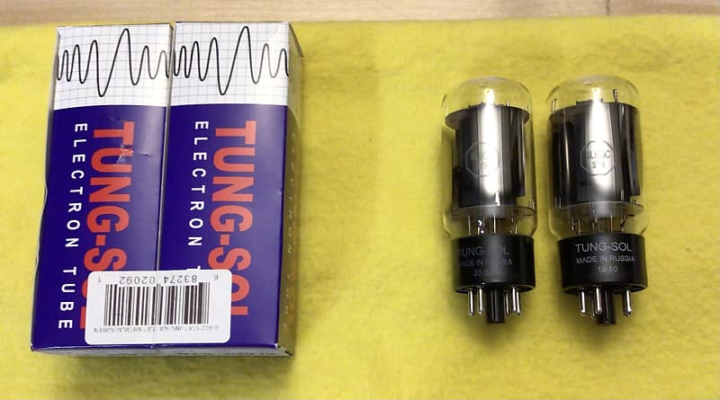 Tung-Sol 6L6GC Matched Pair | Reverb