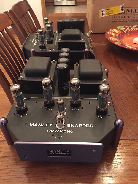 Manley Labs Snapper Monoblock Power Amplifiers Reduced | Reverb