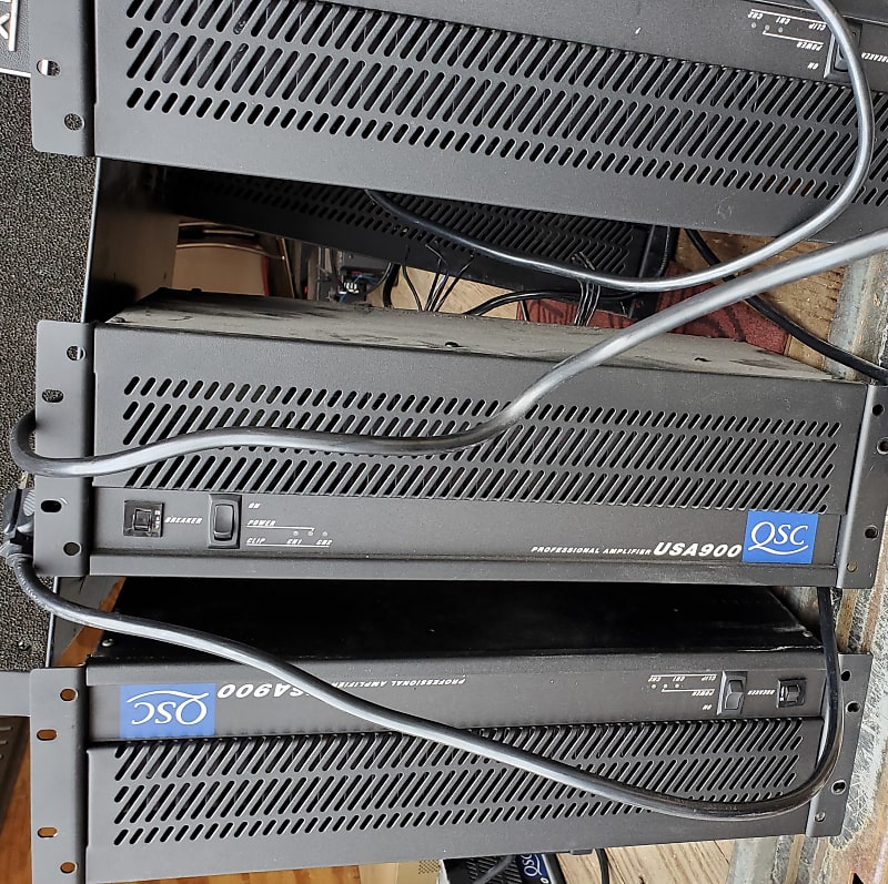 QSC USA 900-watt 2 channel 2012 black | Reverb