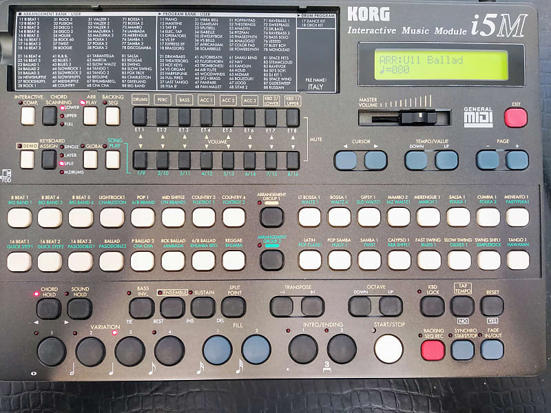 Korg i5M Arranger | Reverb