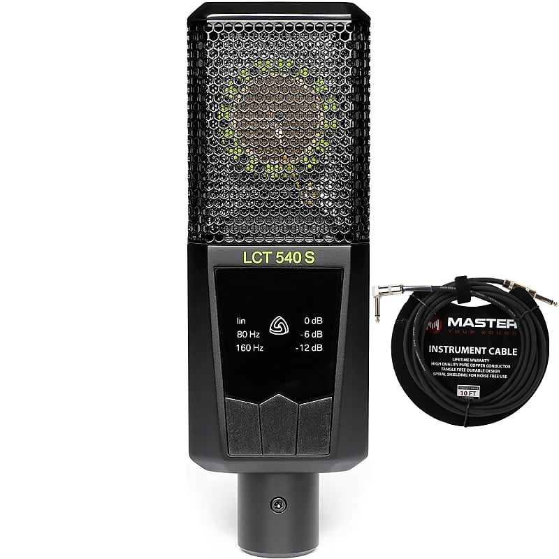 Lewitt LCT 540 SUBZERO 1" True Condenser Studio Microphone w/ | Reverb