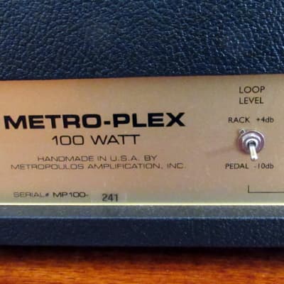 Metropoulos Metro-Plex 100/50 Watt Head - Guitar | Reverb