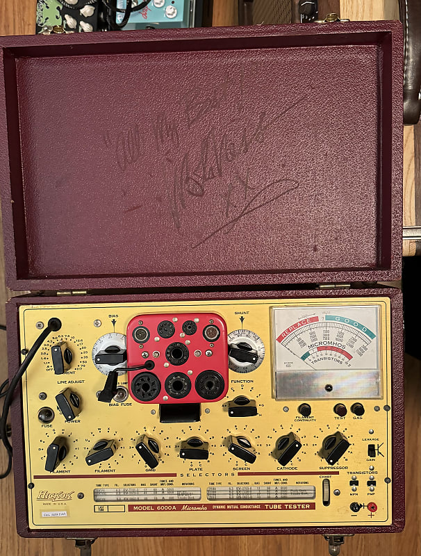 Vintage Hickok 6000A 1960’s Mike Ness Owned Signed Red | Reverb
