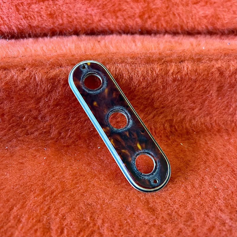Silvertone 1454 1429 switch plate 1960 - Tortoise shell | Reverb