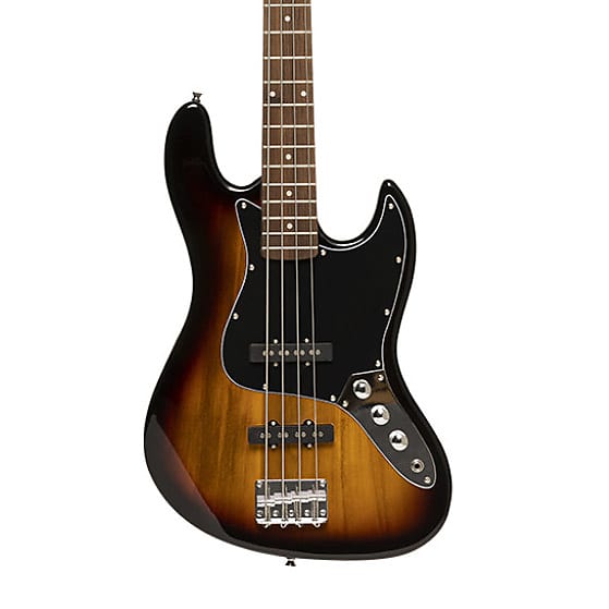 STAGG SBJ-30 Electric J-Bass Guitar Roasted Maple Neck, | Reverb