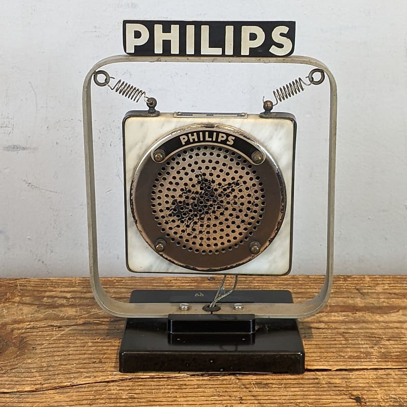 Philips Type 4243 With Logo plate 1930's vintage microphone | Reverb