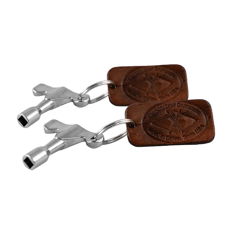Diamondback Drumsticks 2 Drum Keys with Handmade Leather Key | Reverb