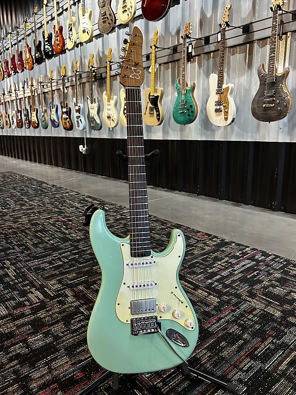 Used Gray Emperor Bashed Surf Green Nitro w/case | Reverb