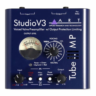 ART Tube MP Studio V3 Tube Microphone Preamp Bundle with Hosa | Reverb