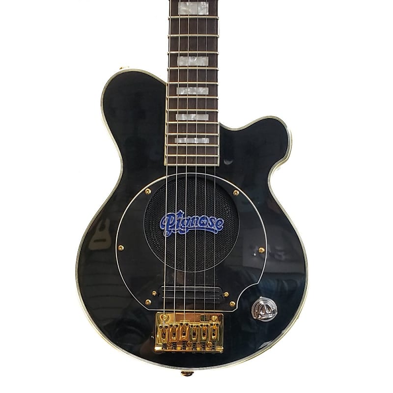 Pignose PGG-259 Portable Electric Guitar - Black | Reverb