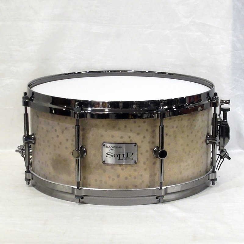 CANOPUS SMB2-1465 [Patina Solid Brass Snare Drum 14''6.5''] | Reverb