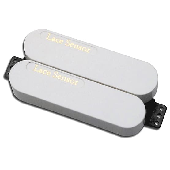 Lace Sensor Dually Gold-Gold Humbucker - White | Reverb