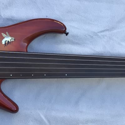 Kenneth Lawrence Custom 6 String Fretless Bass w/ Piezo & | Reverb