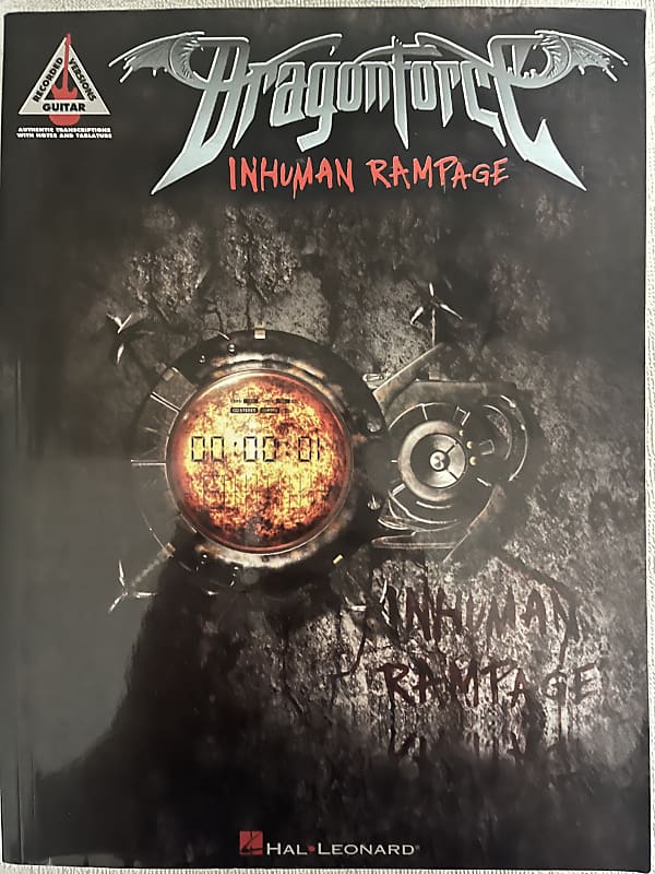 Dragonforce - Inhuman Rampage - Guitar Tab / Tablature Book | Reverb
