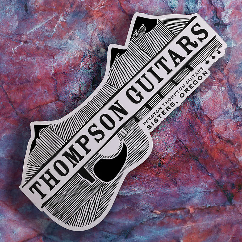 PRESTON THOMPSON GUITARS STICKER INSANELY RARE LIMITED | Reverb