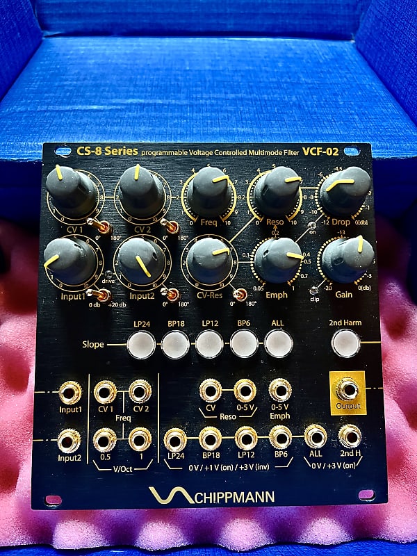 Schippmann CS-8 | VCF-02 | Modular Multimode Filter | Reverb