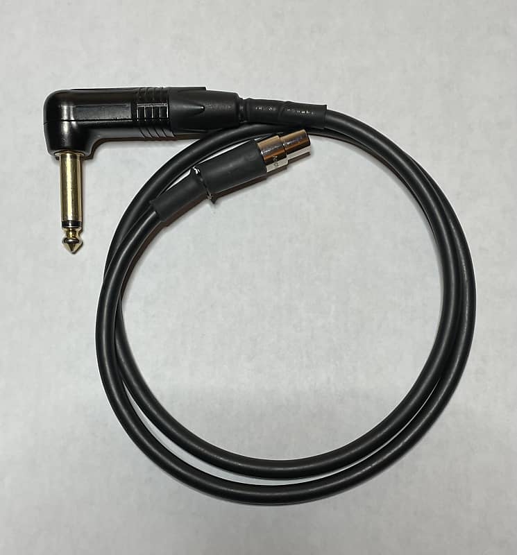 Mogami Gold BPSH-TS-30R 1/4" Shure Belt Pack Cable - 30” | Reverb