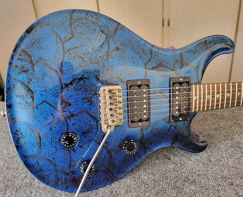 1988 Paul Reed Smith PRS Standard Blue Multifoil Multi Foil | Reverb