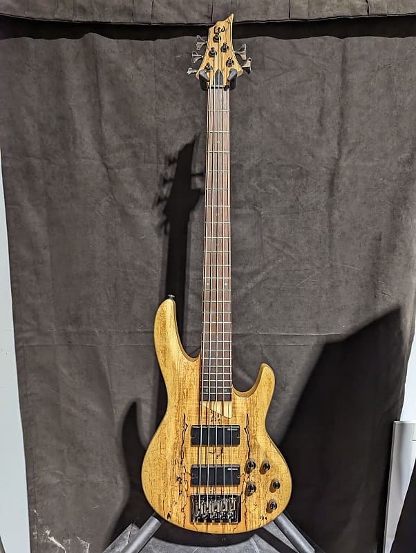 ESP LTD B-205SM Natural Satin 5-String Bass Guitar | Reverb