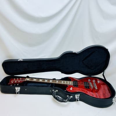 Electra Invicta Red Trans Ruby Electric Guitar With Case - | Reverb