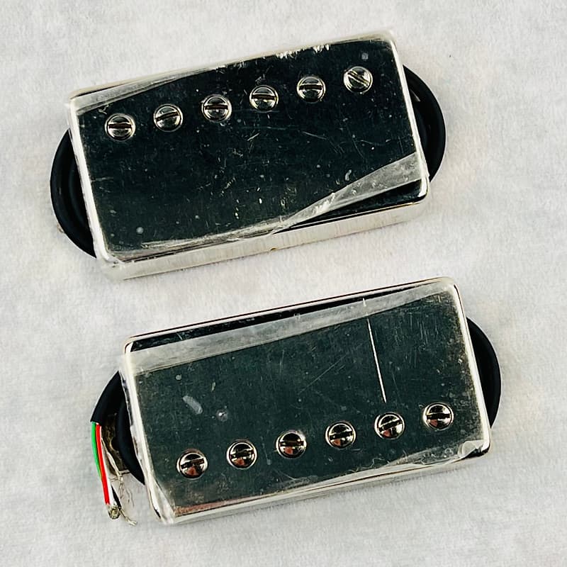 JS Moore Humbucker Pickup Set 2008 - Chrome | Reverb UK
