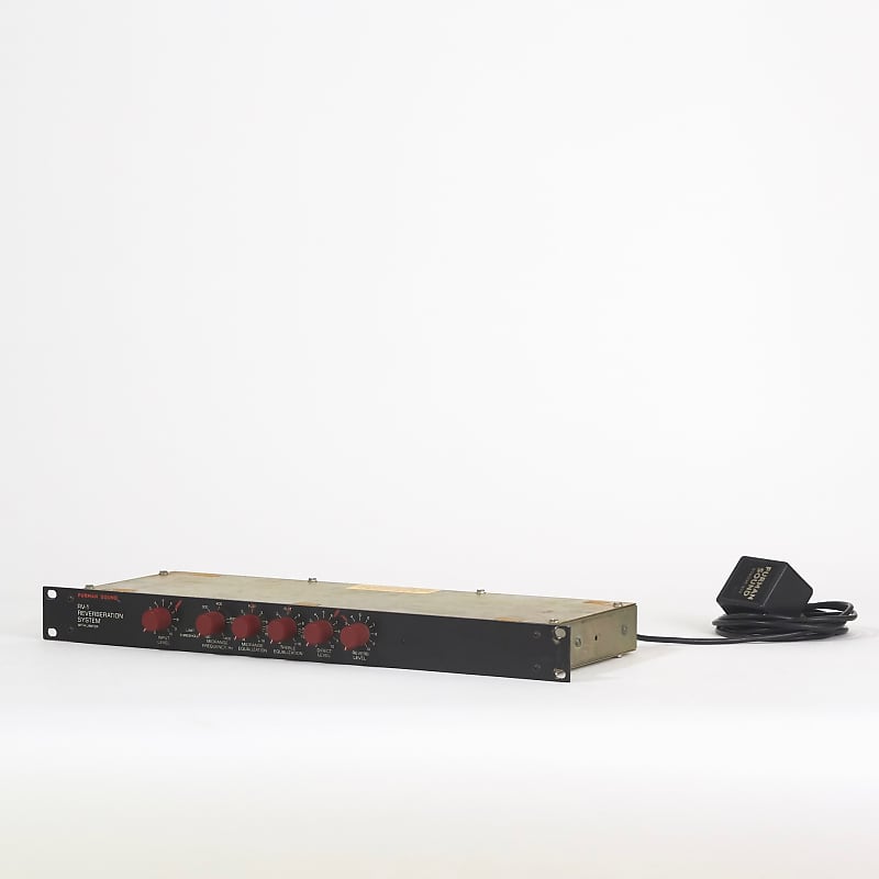 Vintage Furmam RV-1 Spring Reverb w/ Limiter Rack Unit | Reverb