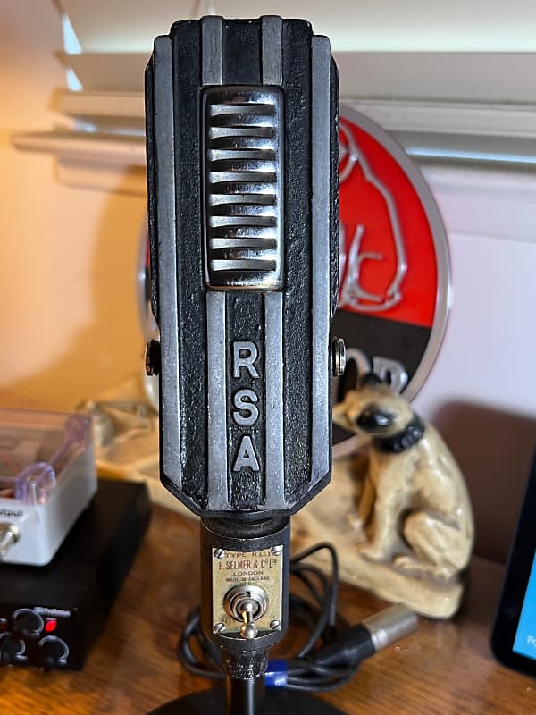 Rare 1940's British RSA R.L.1. Ribbon Microphone, original, | Reverb