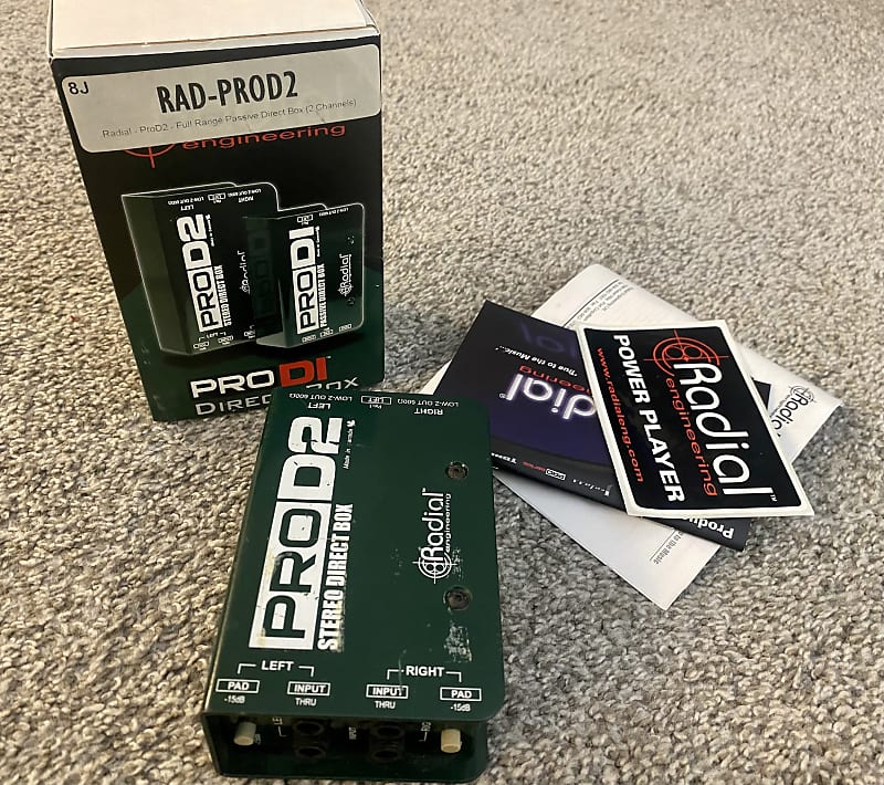 Radial Pro D2 Two Channel Direct Box | Reverb