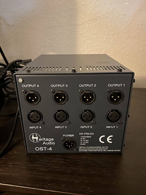 Heritage Audio OST-4 4-Slot 500 Series Powered Rack 2010s - | Reverb