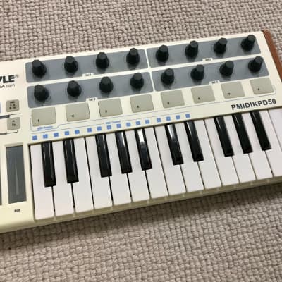 Pyle PMIDIKPD50 | MIDI Keyboard System - Digital USB | Reverb