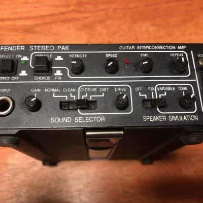 Fender Stereo Pak Stereo Interconnection Headphone Amp | Reverb