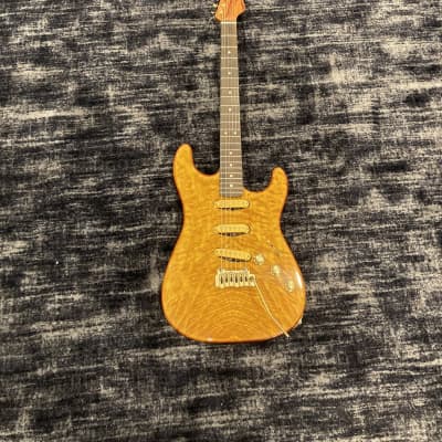 Warmoth Custom 5A Quilt Maple John Mayer Strat Stratocaster | Reverb