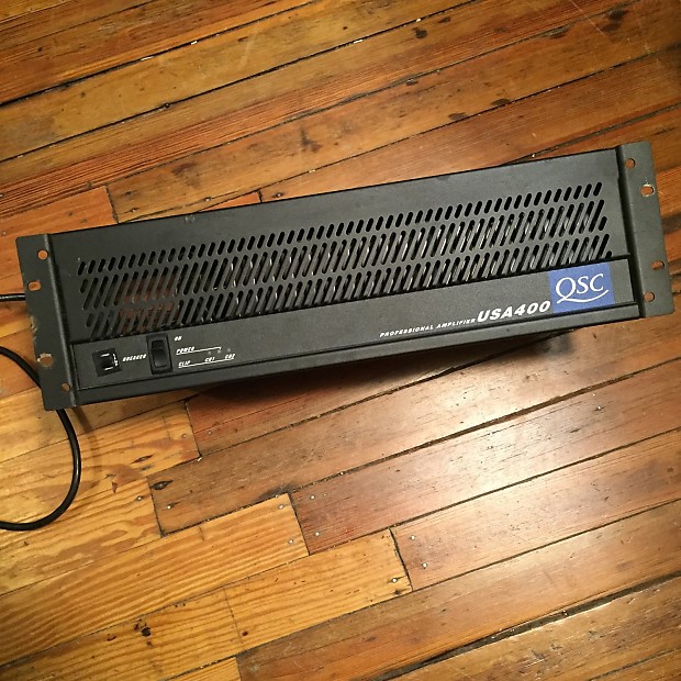 QSC USA400 400W Power Amp | Reverb