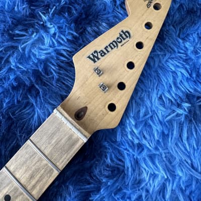 Warmoth Stratocaster Reverse Headstock Aged/Relic Maple Neck | Reverb