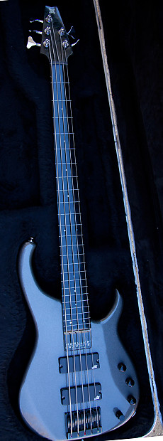 Modulus Quantum 5 Lined Fretless 1991 Gray | Reverb
