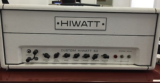Hiwatt Custom 50 White | Reverb